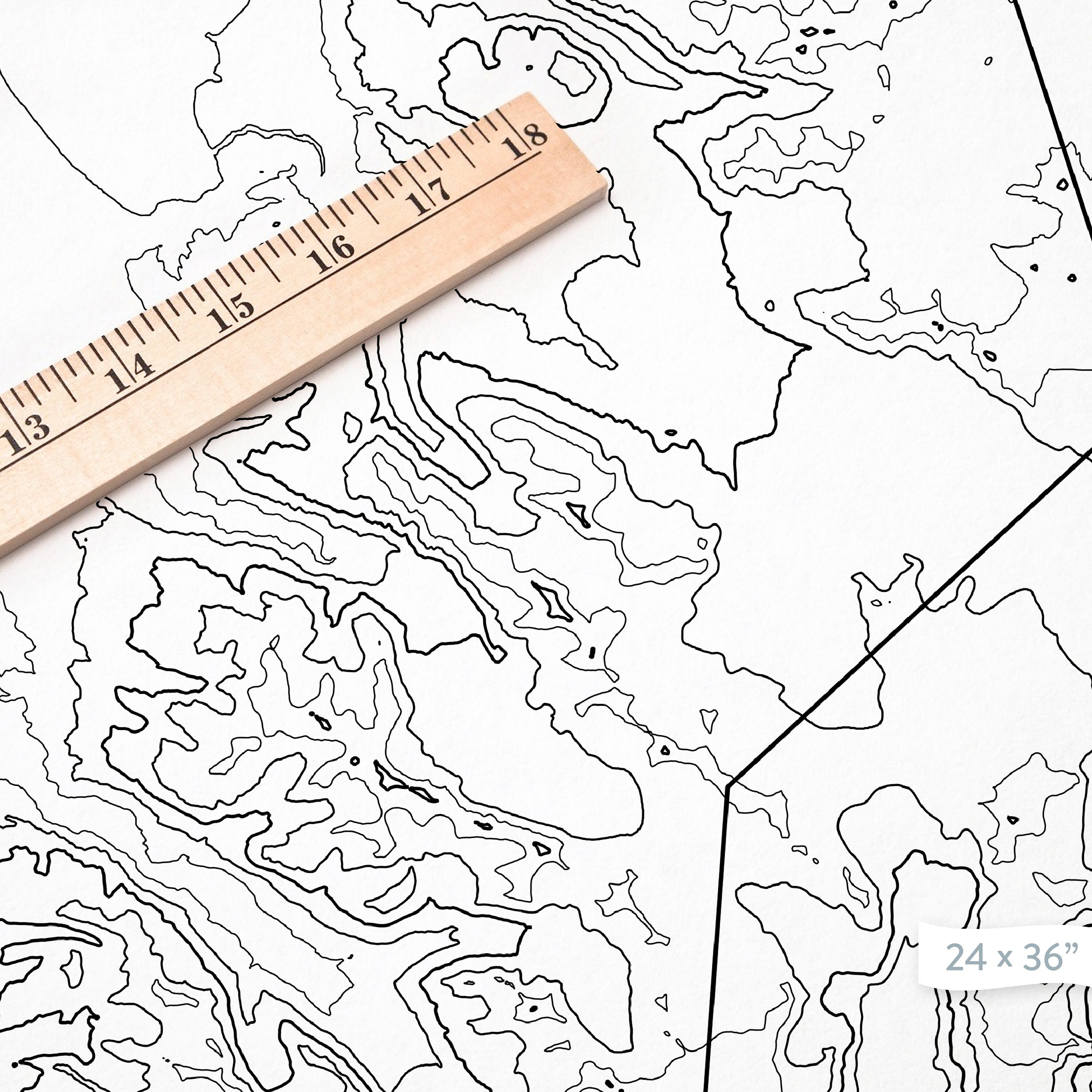 Kenai Fjords National Park, Alaska | Topographic Print, Contour Map ...