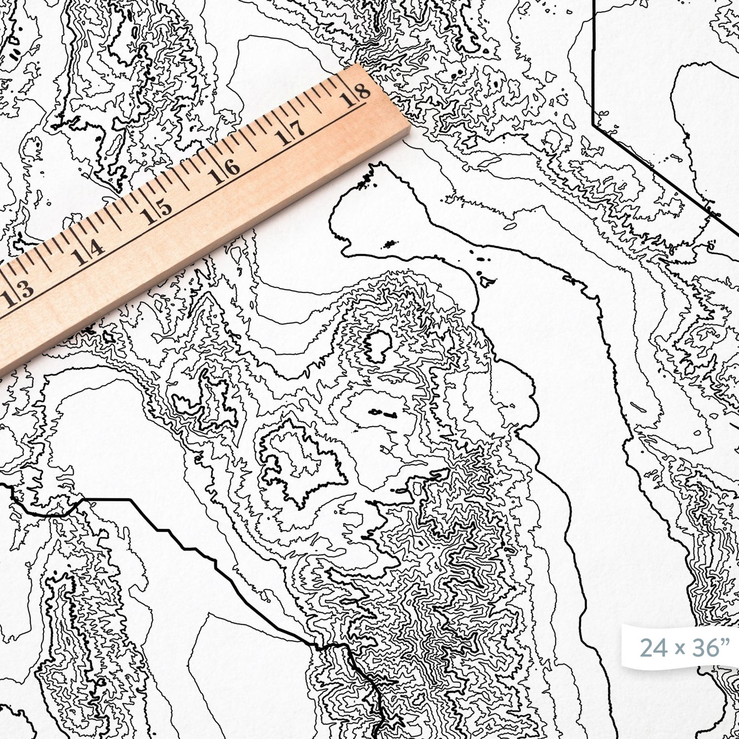 Death Valley National Park California Topographic Print | Etsy