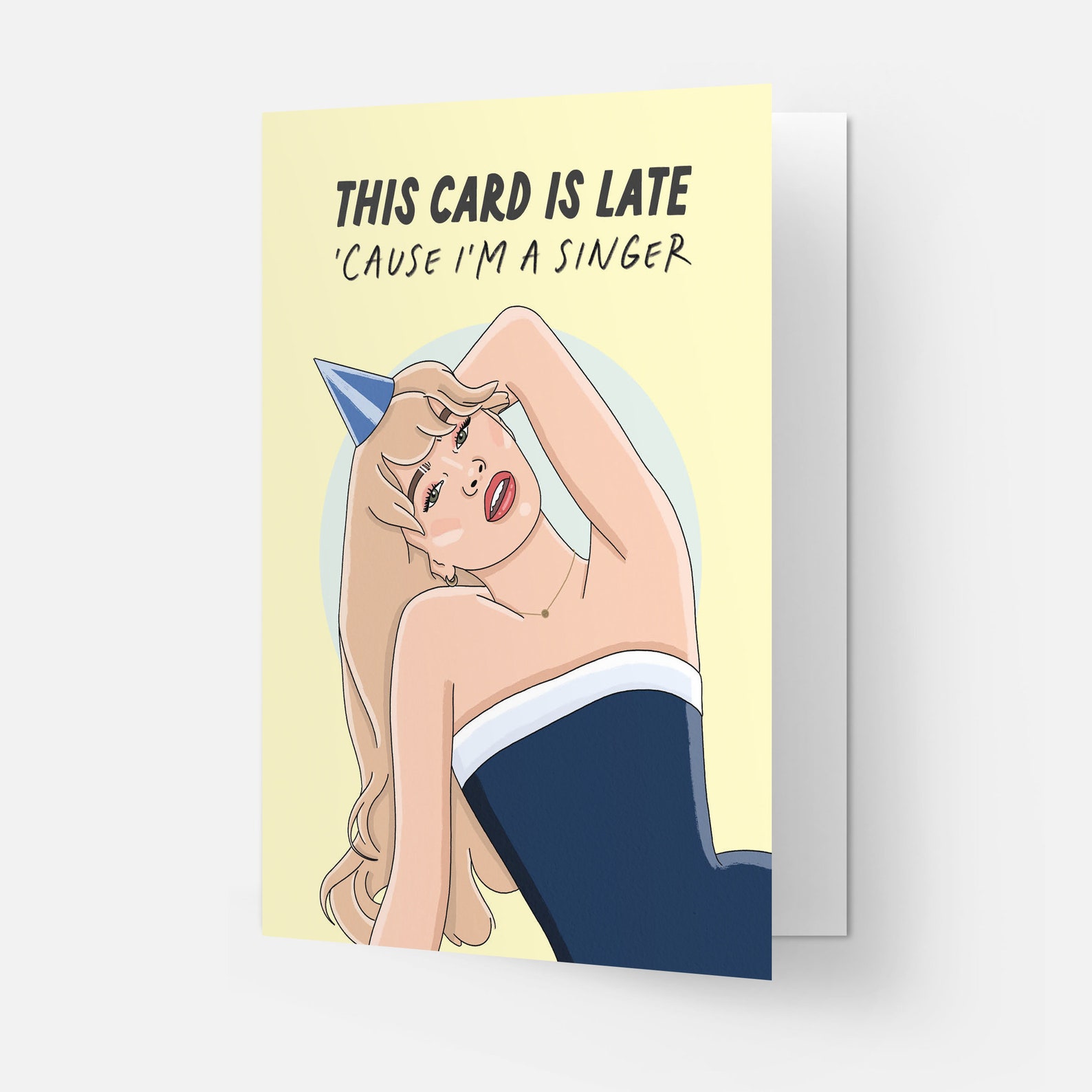 Late Card Sabrina Carpenter Birthday Postcard - Etsy