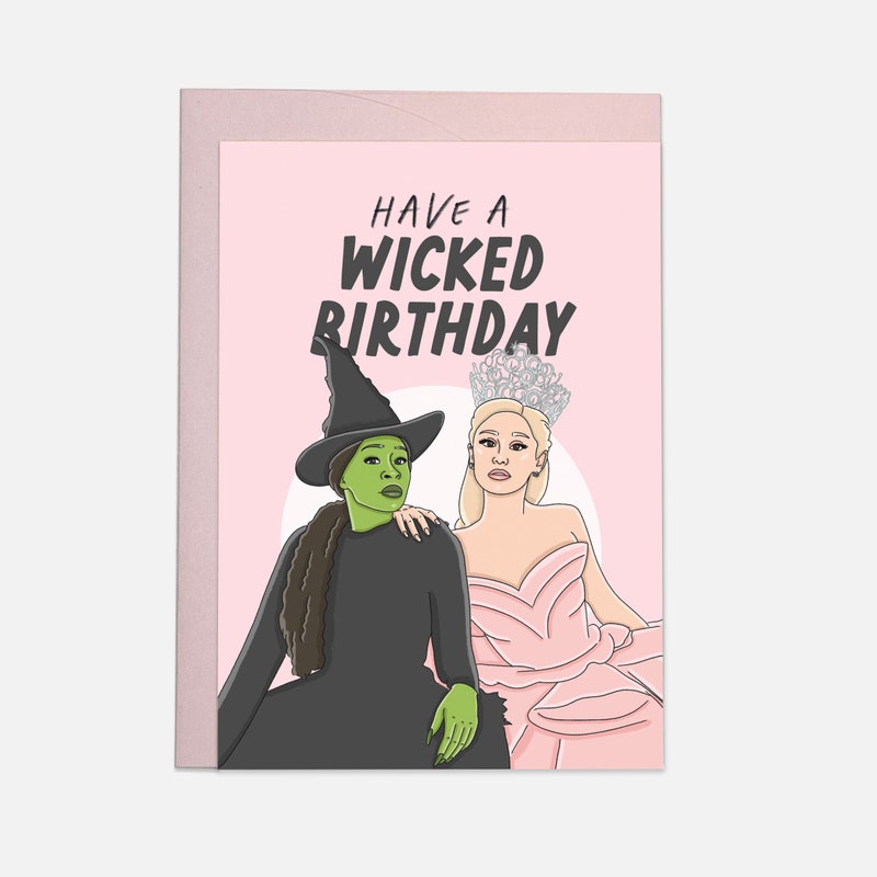 Wicked Birthday Card - Etsy