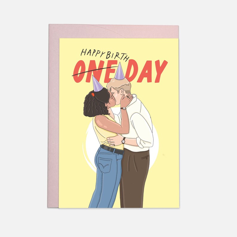 One Day Birthday Birthday Greeting Card - Etsy