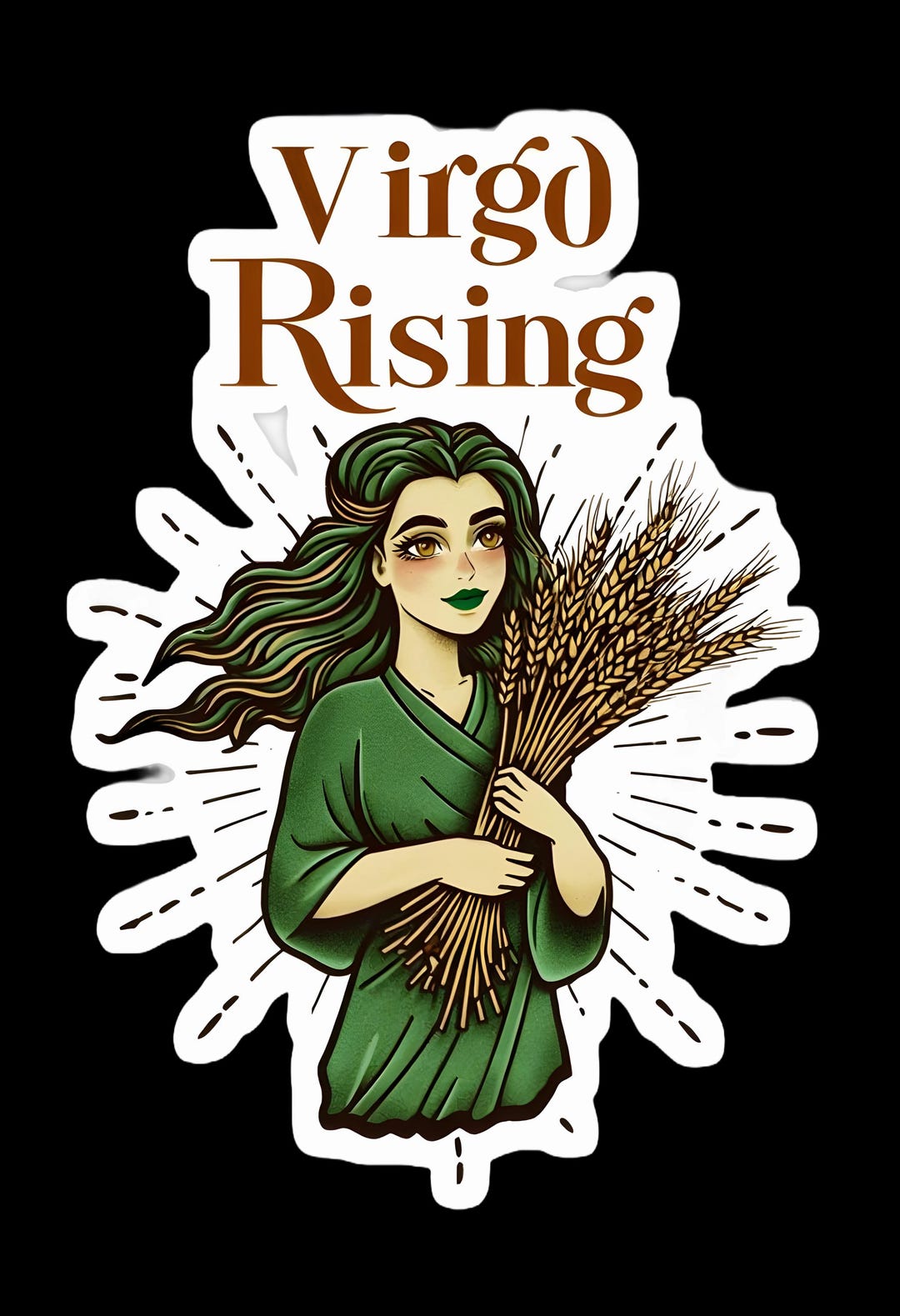 Virgo Rising Digital Download, Rising Sign, Natal Chart Download, Virgo ...