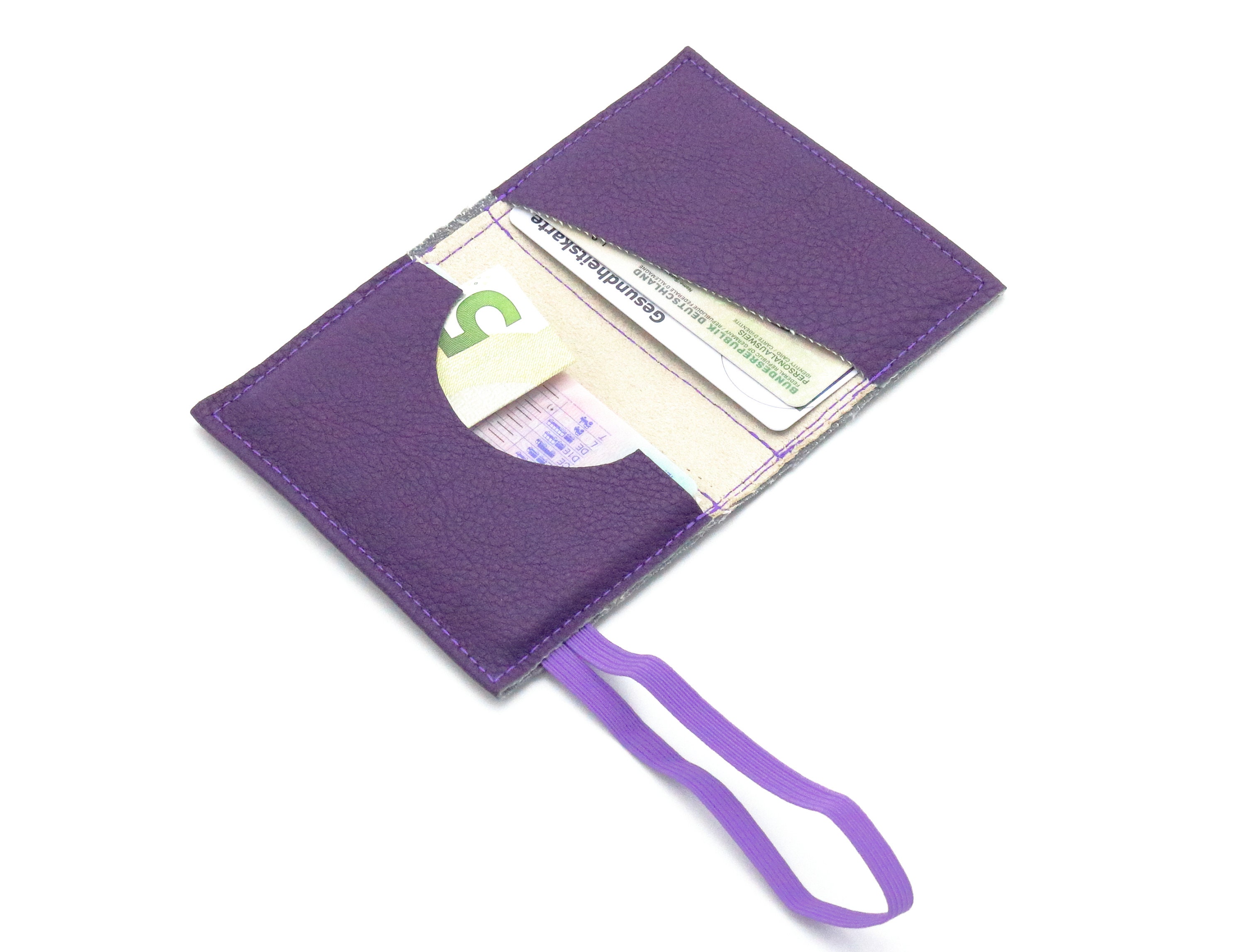 RFID Blocking Wallet Purple RFID Wallet Women Small Womens - Etsy