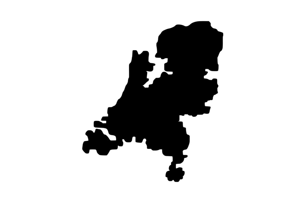 Outline Netherlands Magnet, Fridge Magnet Netherlands, Netherlands ...