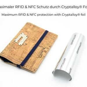 RFID Blocking Wallet Copper, RFID Slim Wallet, RFID Card Holder, Rfid ...