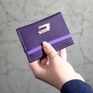 RFID Blocking Wallet Purple RFID Wallet Women Small Womens - Etsy