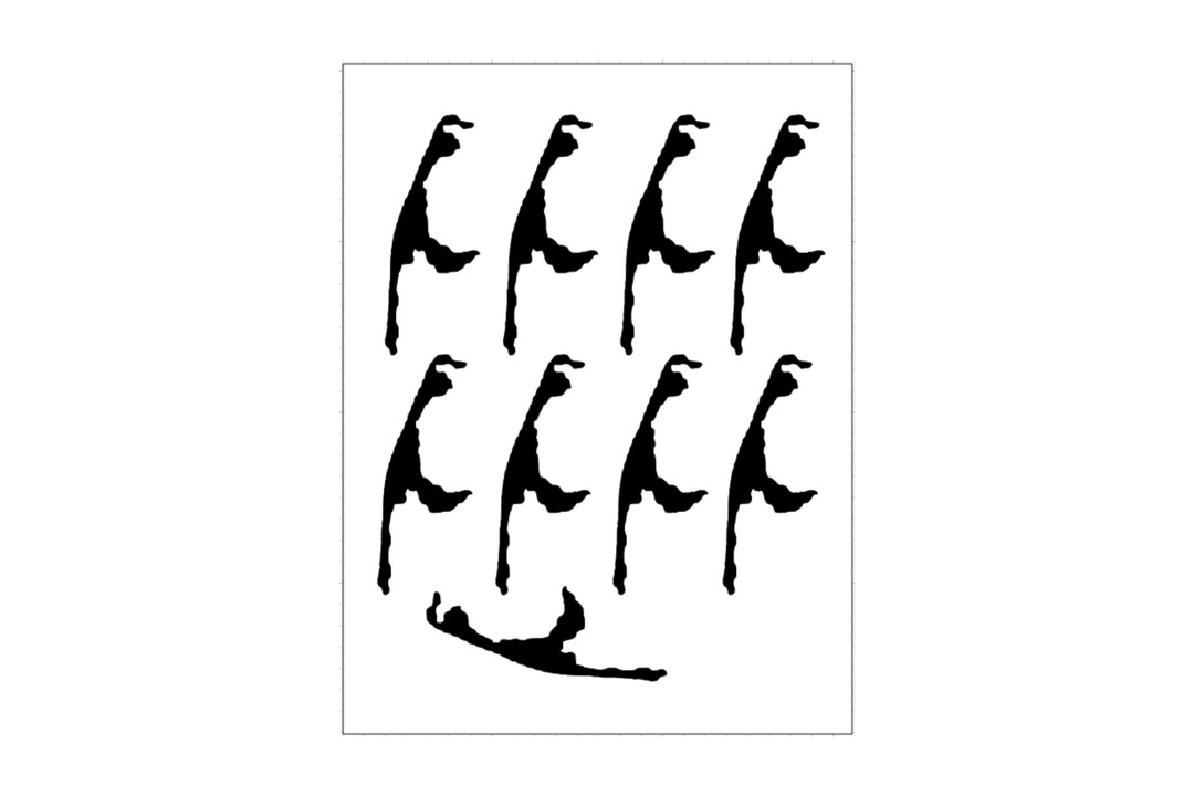 Mini Sylt Sticker, Sylt Outline Sticker, Travel Stickers, Sylt Theme ...