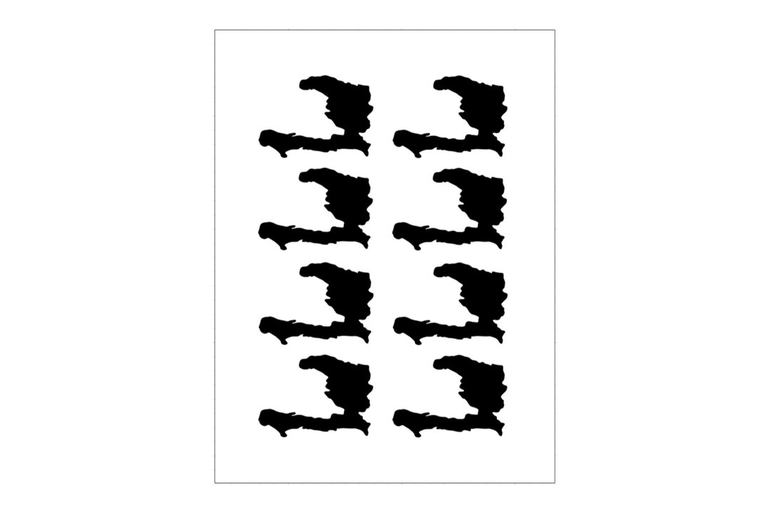 Haiti Luminous Stickers, Reflective Haiti Stickers, Haiti Souvenir ...