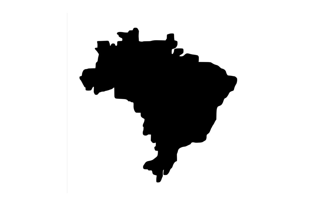 Outline Brazil Magnet, Fridge Magnet Brazil, Brazil Magnet Writable ...