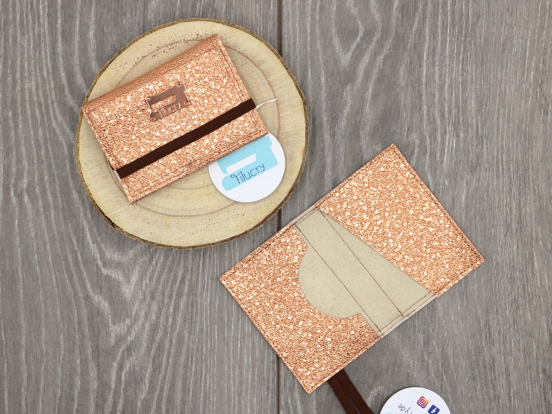 RFID Blocking Wallet Copper, RFID Slim Wallet, RFID Card Holder, Rfid ...