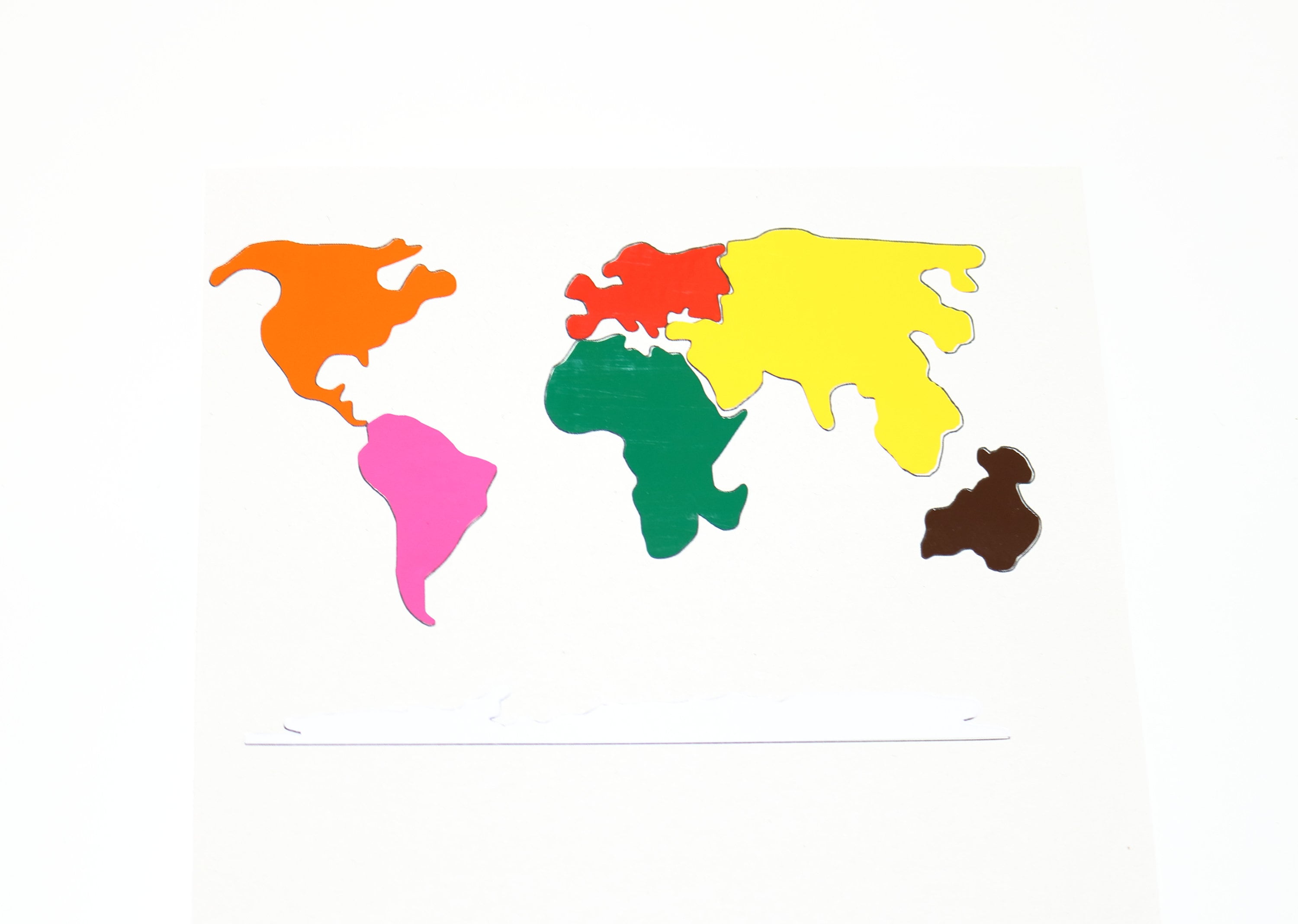 Continent Sticker Set for World Map Kids Edition, Kids Birthday Games ...