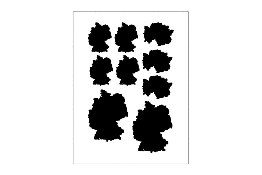Germany Sticker, Germany Outline Sticker, German States Stickers ...