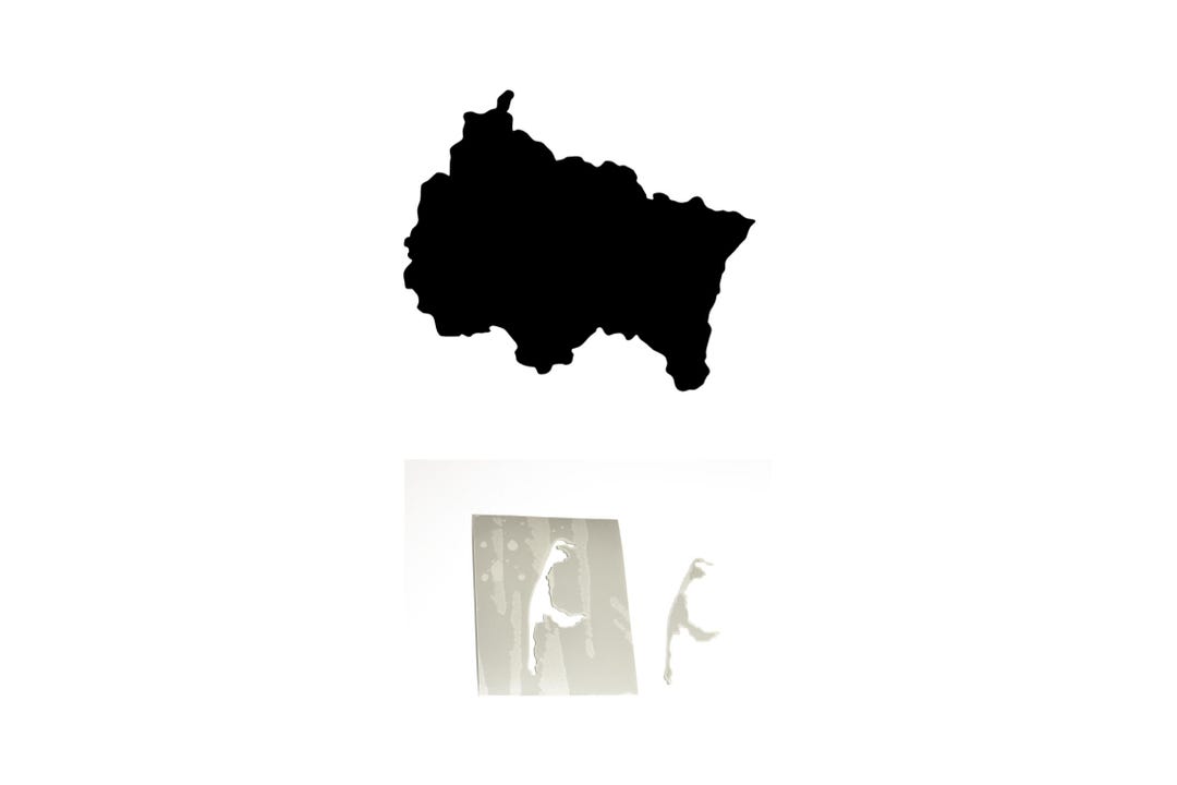 Grand Est Stencil Film, Outline Grand Est Stencil PVC Film Painting ...