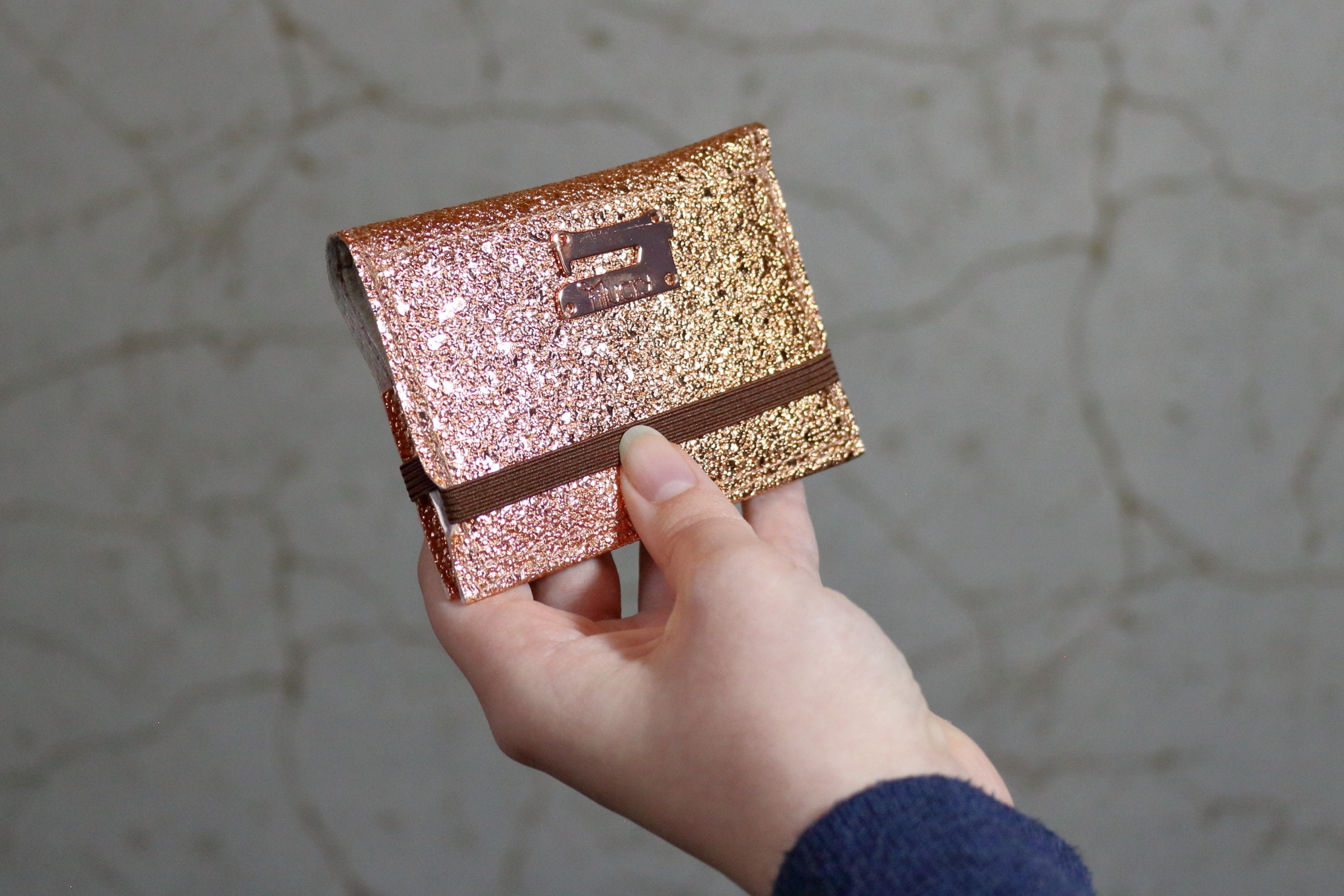 RFID Blocking Wallet Copper, RFID Slim Wallet, RFID Card Holder, Rfid ...