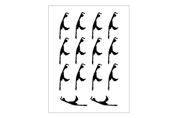 Mini Sylt Sticker Sylt Outline Sticker Travel Stickers Sylt - Etsy