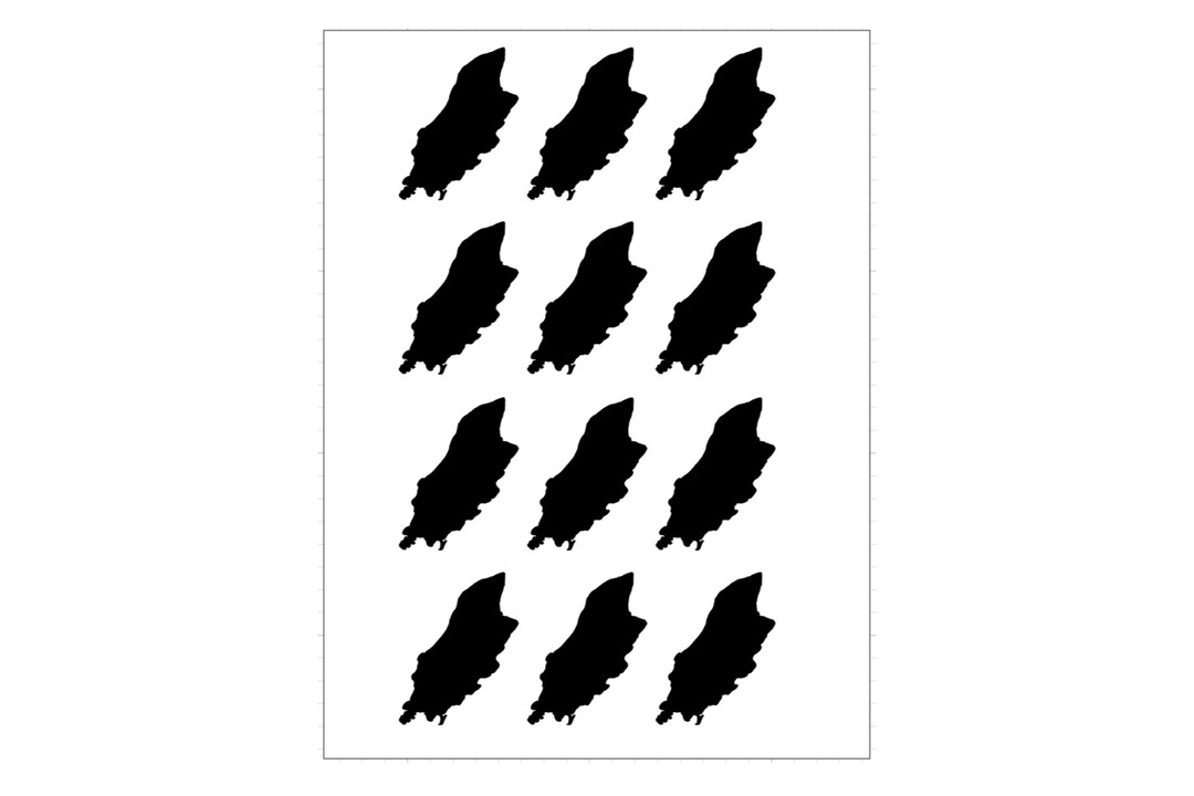 Isle of Man Sticker, Isle of Man Outline Sticker, Travel Stickers, Isle ...
