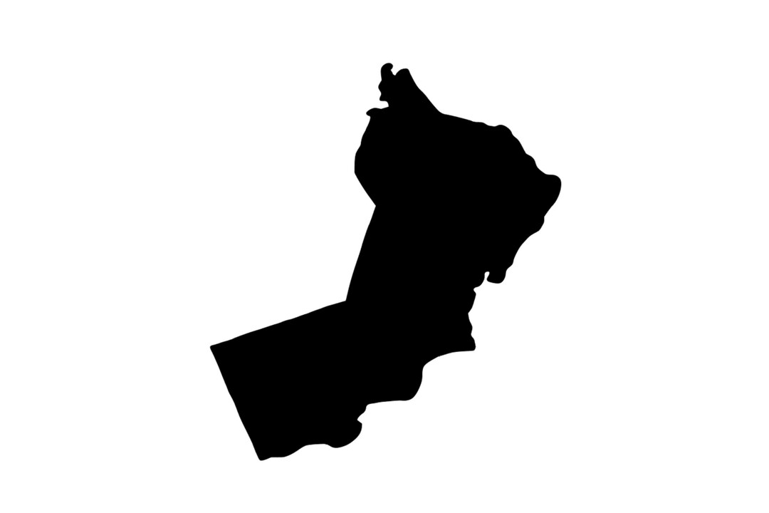 Outline Oman Magnet, Oman Fridge Magnet, Oman Write-on Magnet, Oman ...