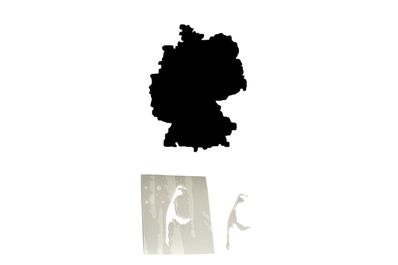 Germany Stencil Film, Outline Germany Stencil Made of PVC Film for ...