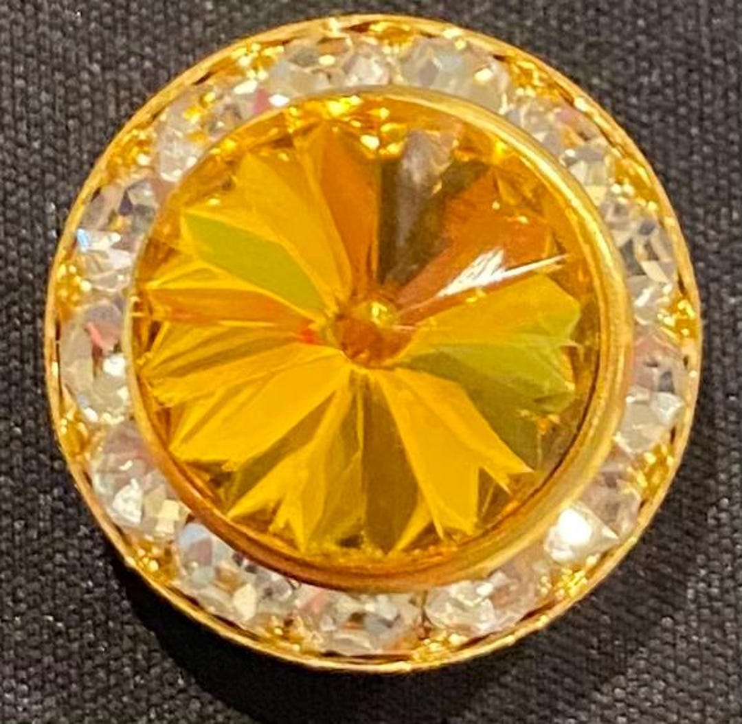 Swarovski Button Cover - Etsy