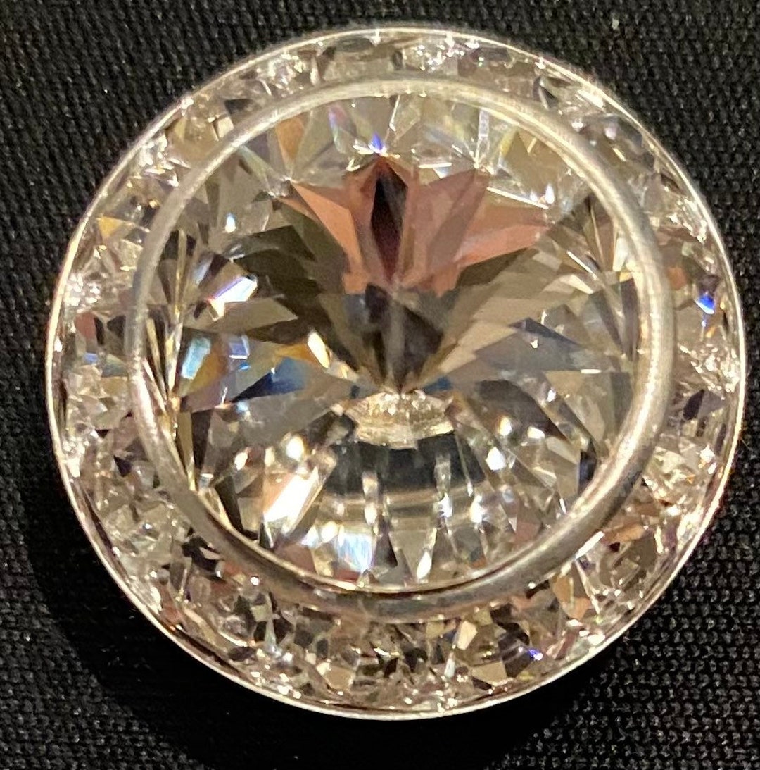Swarovski Button Cover - Etsy