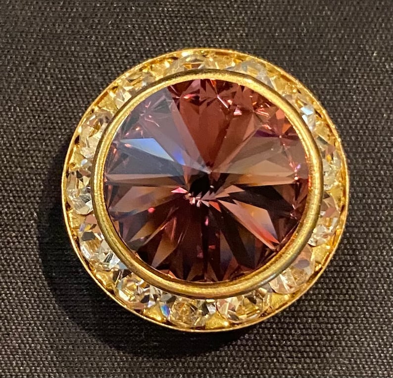 Swarovski Button Cover - Etsy