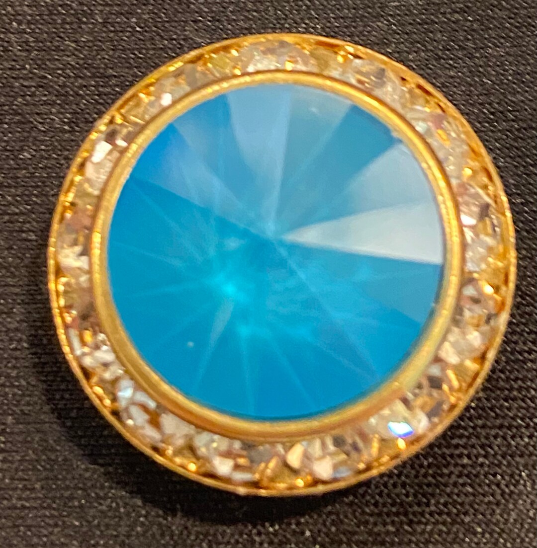 Swarovski Button Cover - Etsy