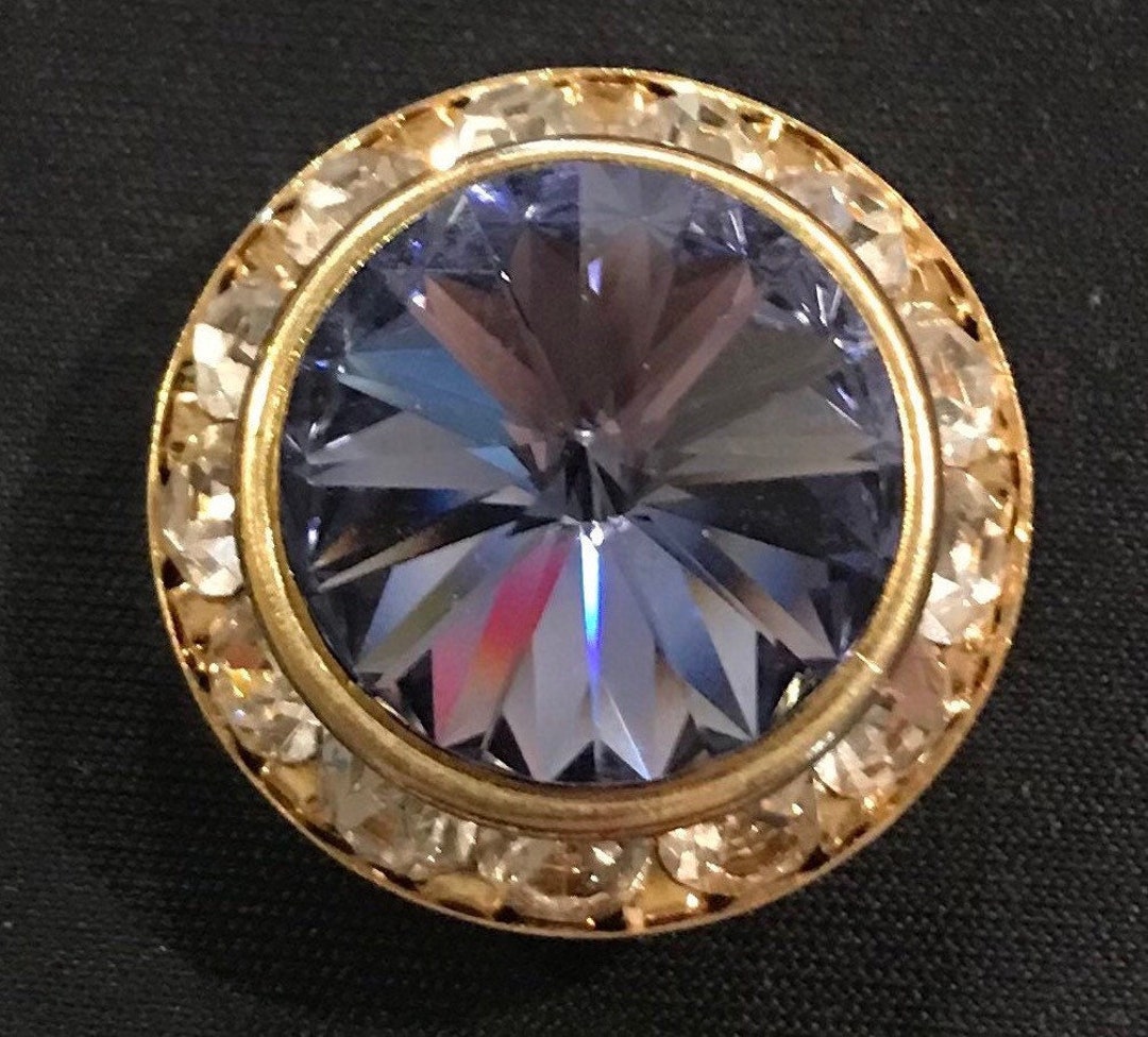 Swarovski Button Cover - Etsy