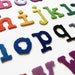 1 Inch Letters, 2 Felt Alphabets - 52 Pieces, Die Cut Lowercase Letters ...