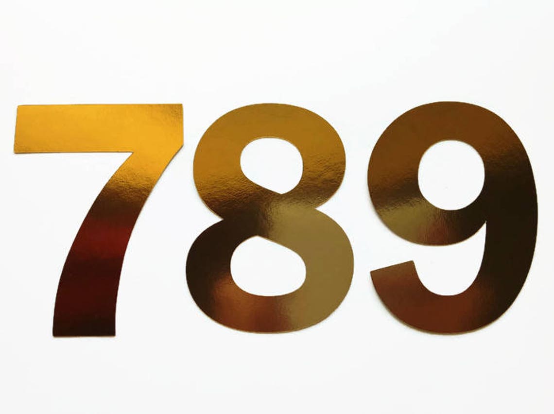 Gold Numbers for Wedding and Party Decorations Table Numbers - Etsy