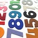 Die Cut Numbers, Cardstock Paper Die Cuts for Crafting & Scrapbooking ...