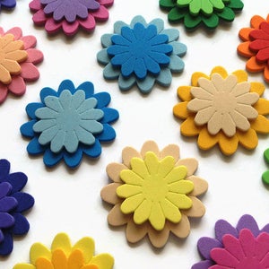 Die Cuts Stickers, Self-adhesive Craft Foam Flower, EVA Foam Decorative ...