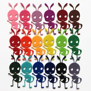 Felt Ant Die Cut, Cute Ant Applique Shape for Sewing and Craft Projects ...