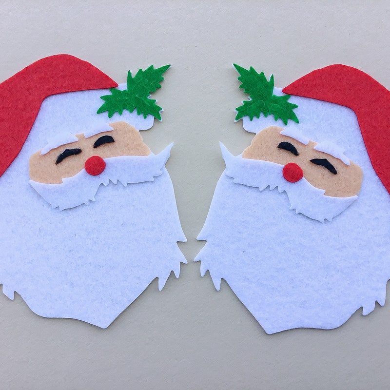 Felt Santa Claus - Etsy