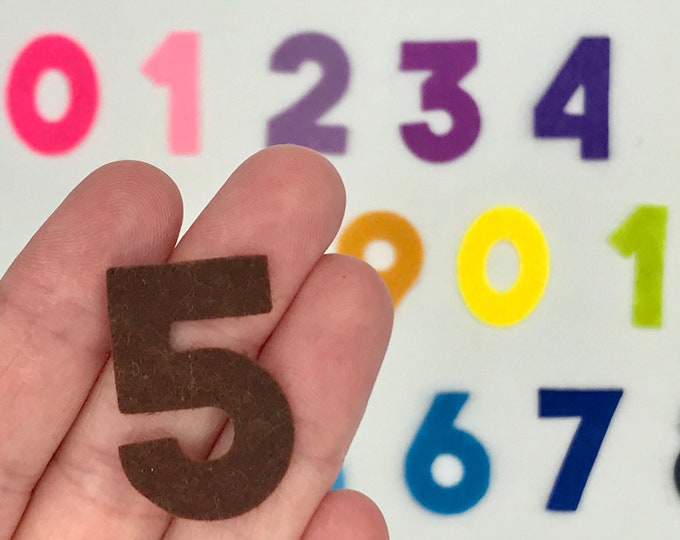 Felt Stuffed Numbers, Numbers Set for Kids, Educational Toy - Etsy