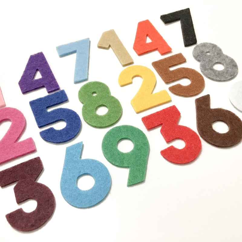 Felt Numbers - Etsy