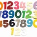 Die Cut Numbers, Cardstock Paper Die Cuts for Crafting & Scrapbooking ...