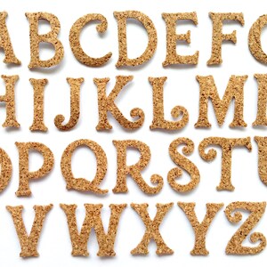 Sticker Alphabet Cork Die Cut Letters Sticker Letters for - Etsy