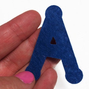 Felt Letters, 2 Inch Uppercase Alphabets - Choose Your Colors! - Die ...