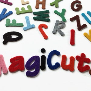 Stick on Letters, Adhesive Backed Felt Letters, Peel and Stick Die Cut ...