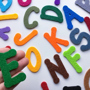 Iron on Letters 2 Inch Felt Letters Choose Quantity and - Etsy