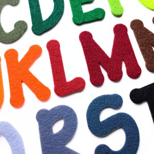 Felt Alphabet Letters, 2 Inch - Choose Your Colors! - Die Cut Uppercase ...