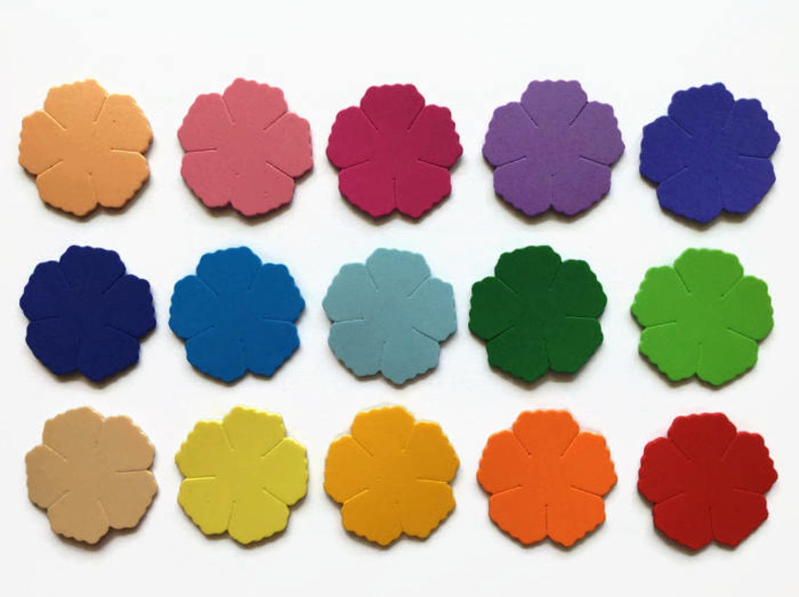 Fun Foam Flowers, Self-adhesive Flower Die Cut, EVA Foam Flower Die Cut ...