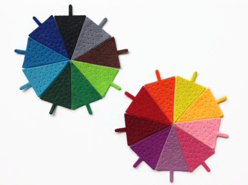 Felt Tree Die Cut Christmas Tree Decoration Holiday and | Etsy