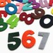 Felt Numbers Die Cut, Felt Cut Outs for Crafting & Sewing, Felt Shapes ...