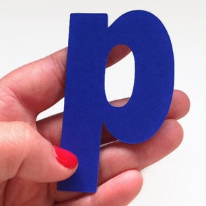 3 Inch Cardstock Paper Letters, Full Alphabet, 26 Lowercase Die Cut ...