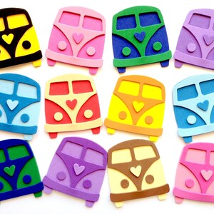 Foam Stickers, Campervan Die Cut, Self-adhesive EVA Fun Foam for School ...