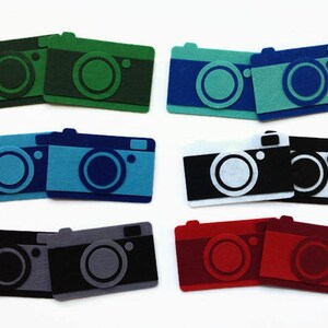 Photo Camera Die Cut, Felt Camera Applique for DIY & Craft Projects ...
