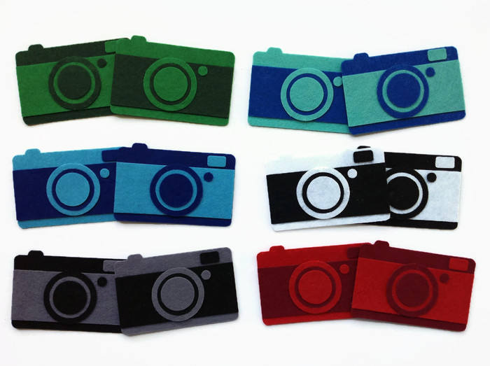 Photo Camera Die Cut Felt Camera Applique for DIY & Craft - Etsy
