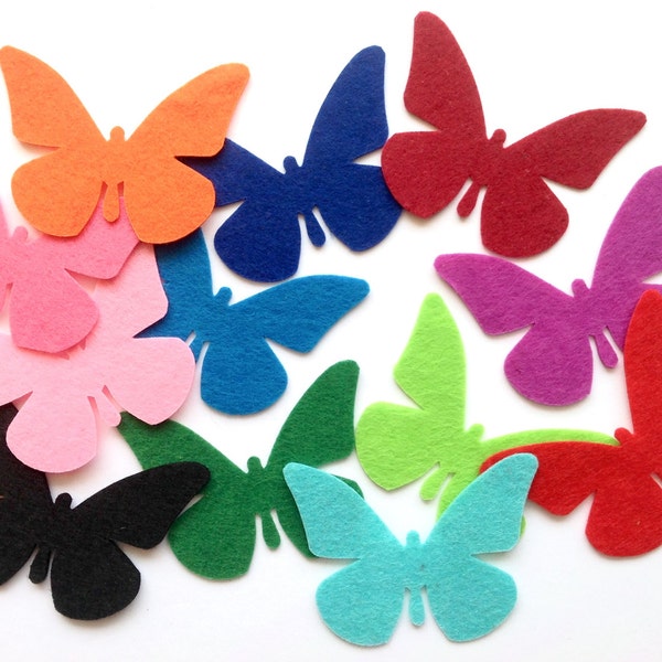Felt Butterflies - Etsy