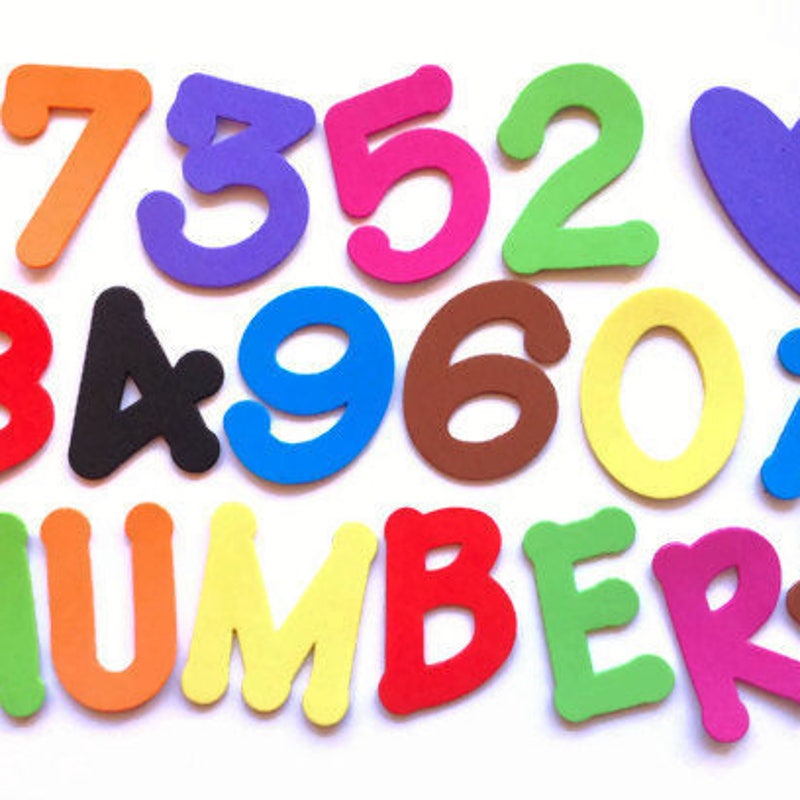 Foam Letters and Numbers - Etsy